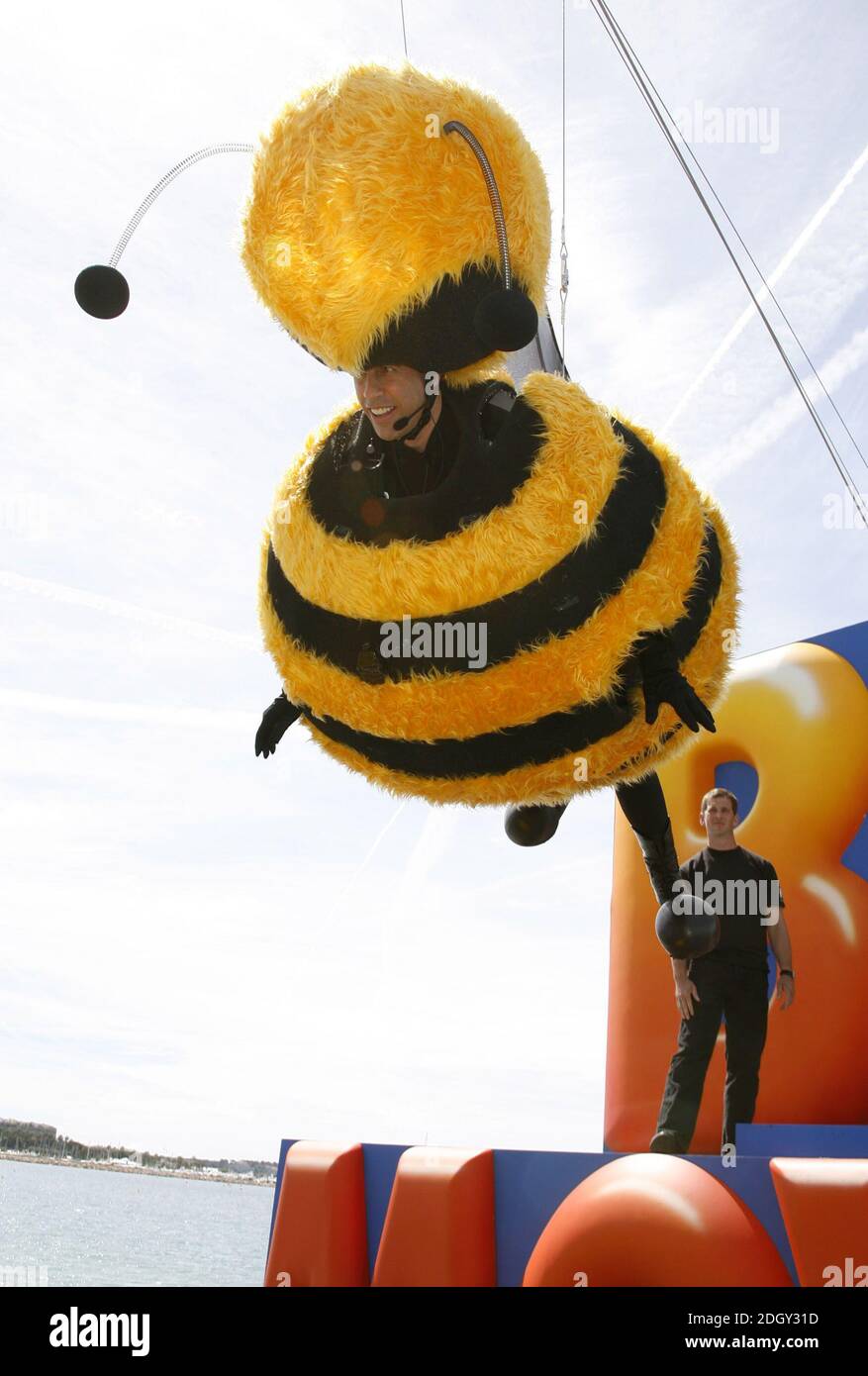 Jerry Seinfeld is launched off the top of the Carlton Hotel dressed as ...