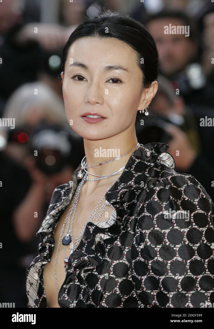 Maggie Cheung arrives for the film premiere of No Country For Old Men ...