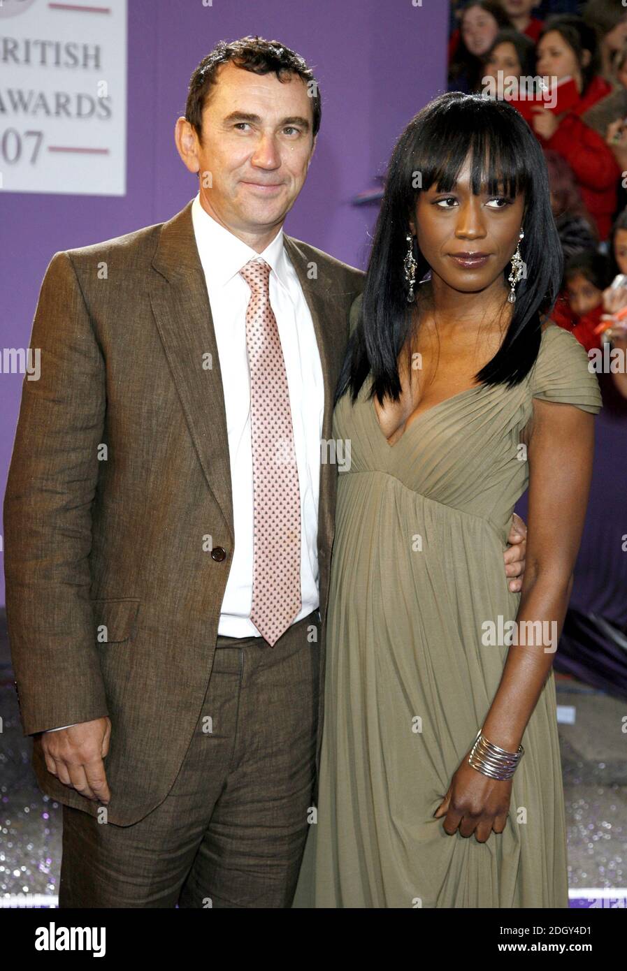 EastEnders actor Phil Daniels and Actress Diane Parish arriving for the ...