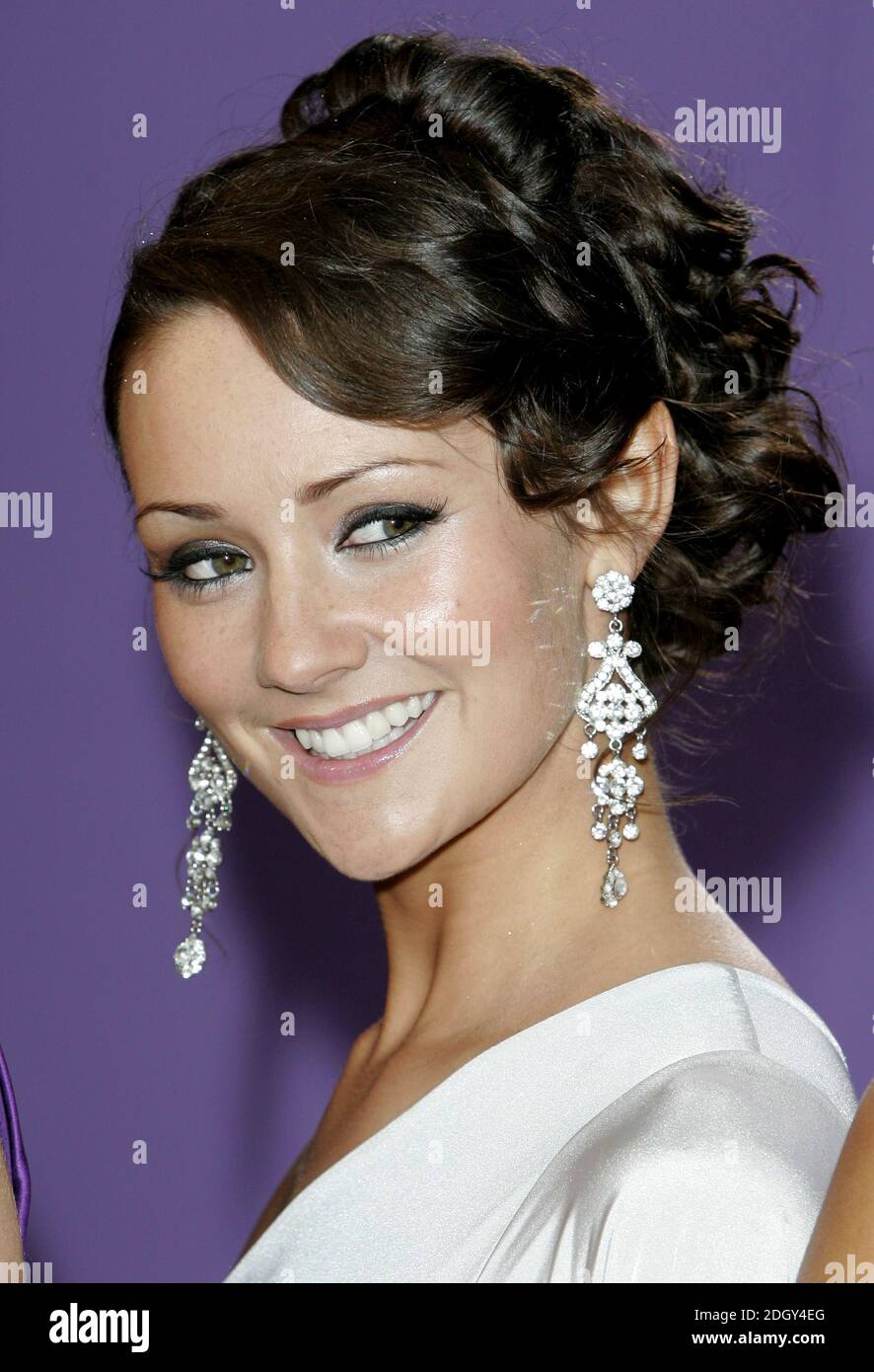 Hollyoaks actress Claire Cooper arriving for the British Soap Awards ...