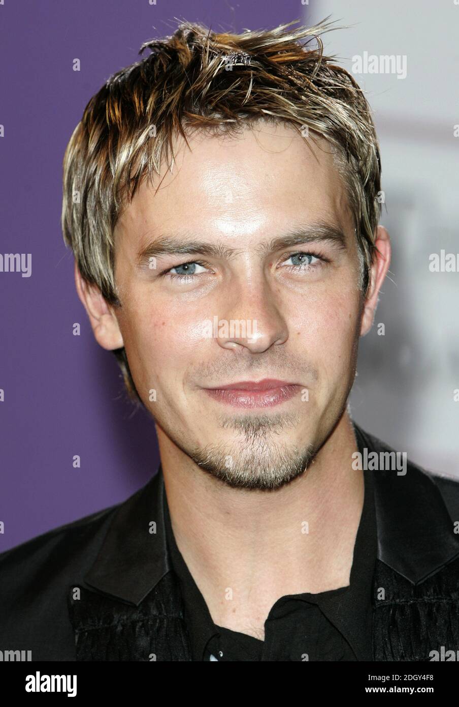 Hollyoaks actor Ashley Taylor Dawson arriving for the British Soap ...