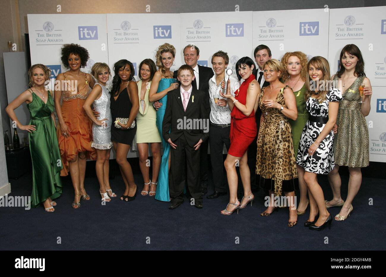 Coronation Street Cast in the press room for the British Soap Awards ...