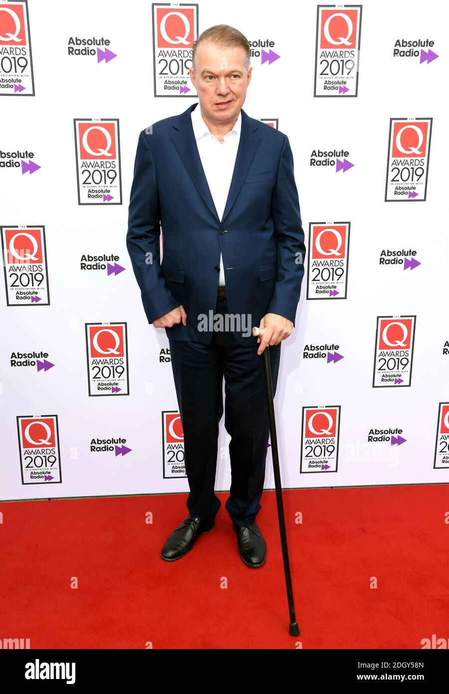 Edwyn Collins during the Q Awards 2019 at the Roundhouse, London Stock ...