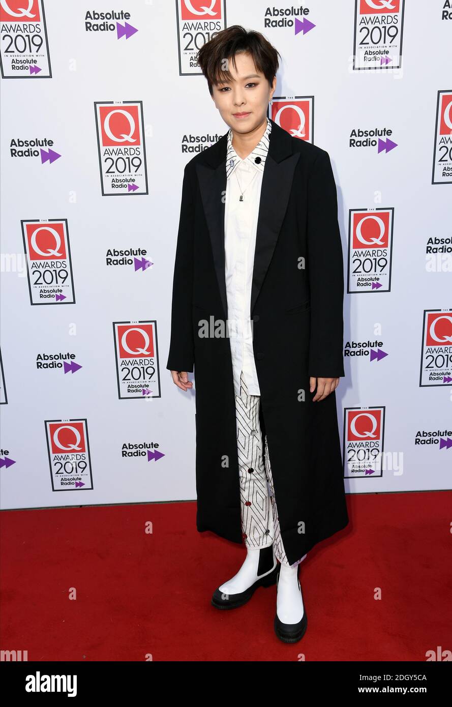 Sunnee during the Q Awards 2019 at the Roundhouse, London Stock Photo - Alamy
