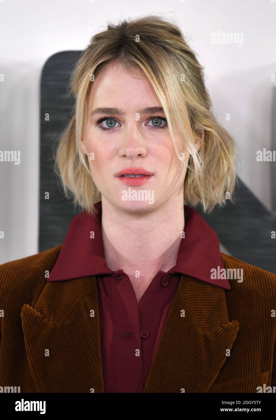 Mackenzie Davis arriving for the Terminator: Dark Fate photocall held ...