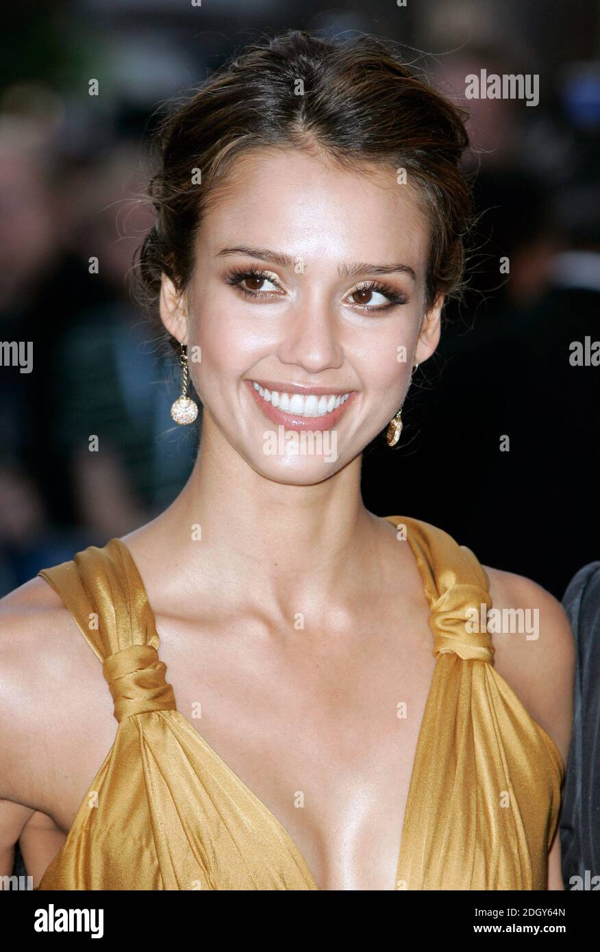 Jessica Alba arriving for the UK Premiere of 'Fantastic Four, Rise of ...