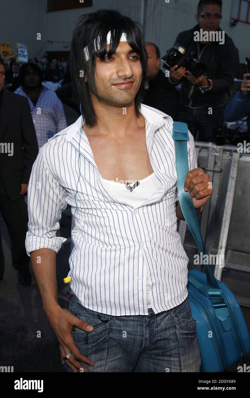 Billi arrives to enter the Big Brother house at Elstree Studios ...