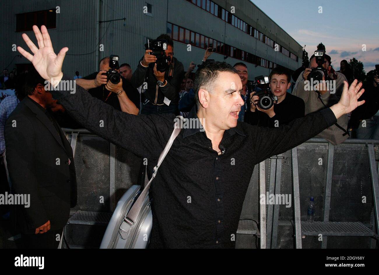 Jonathan arrives to enter the Big Brother house at Elstree Studios ...