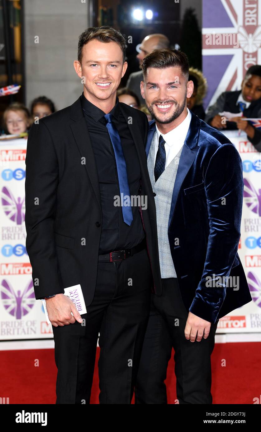 Carl Hyland and Kieron Richardson attending the the 2019 Pride of ...