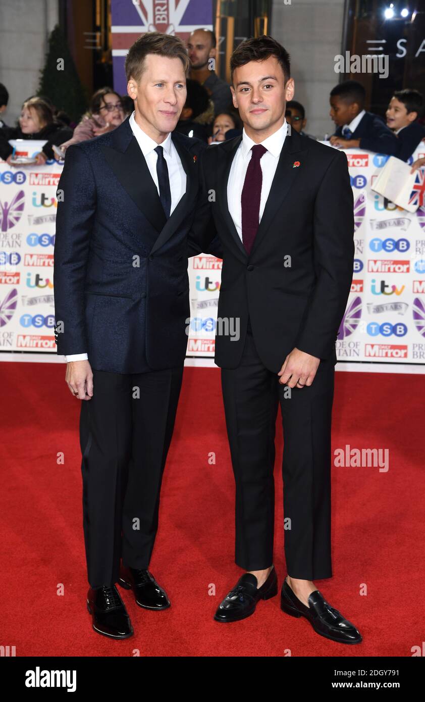 Dustin Lance Black and Tom Daly attending the the 2019 Pride of Britain ...