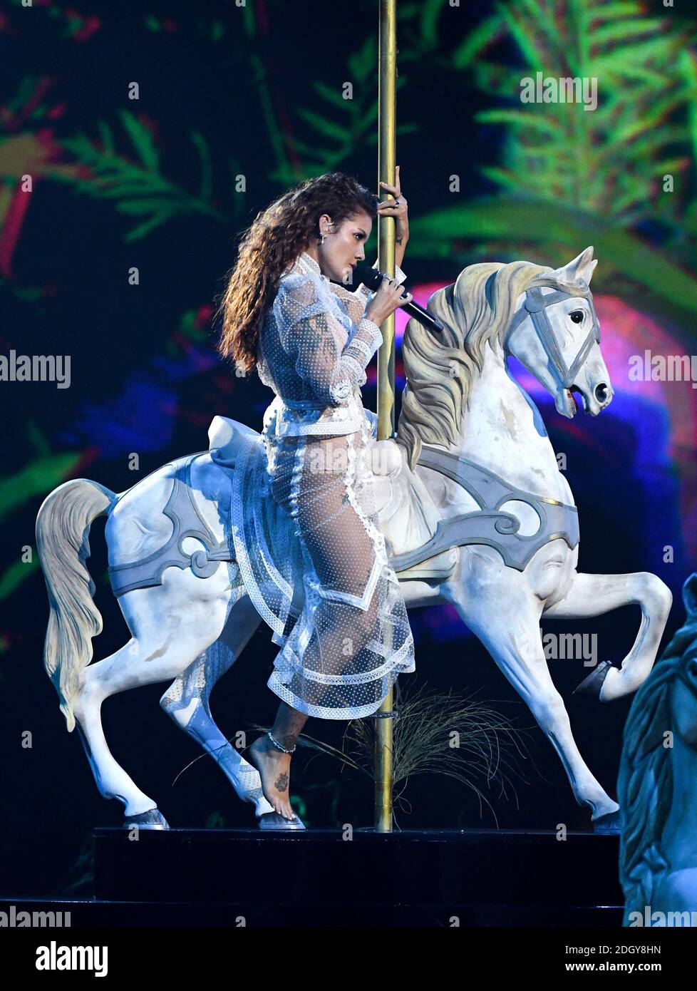 Halsey during the MTV Europe Music Awards 2019, held at the FIBES ...