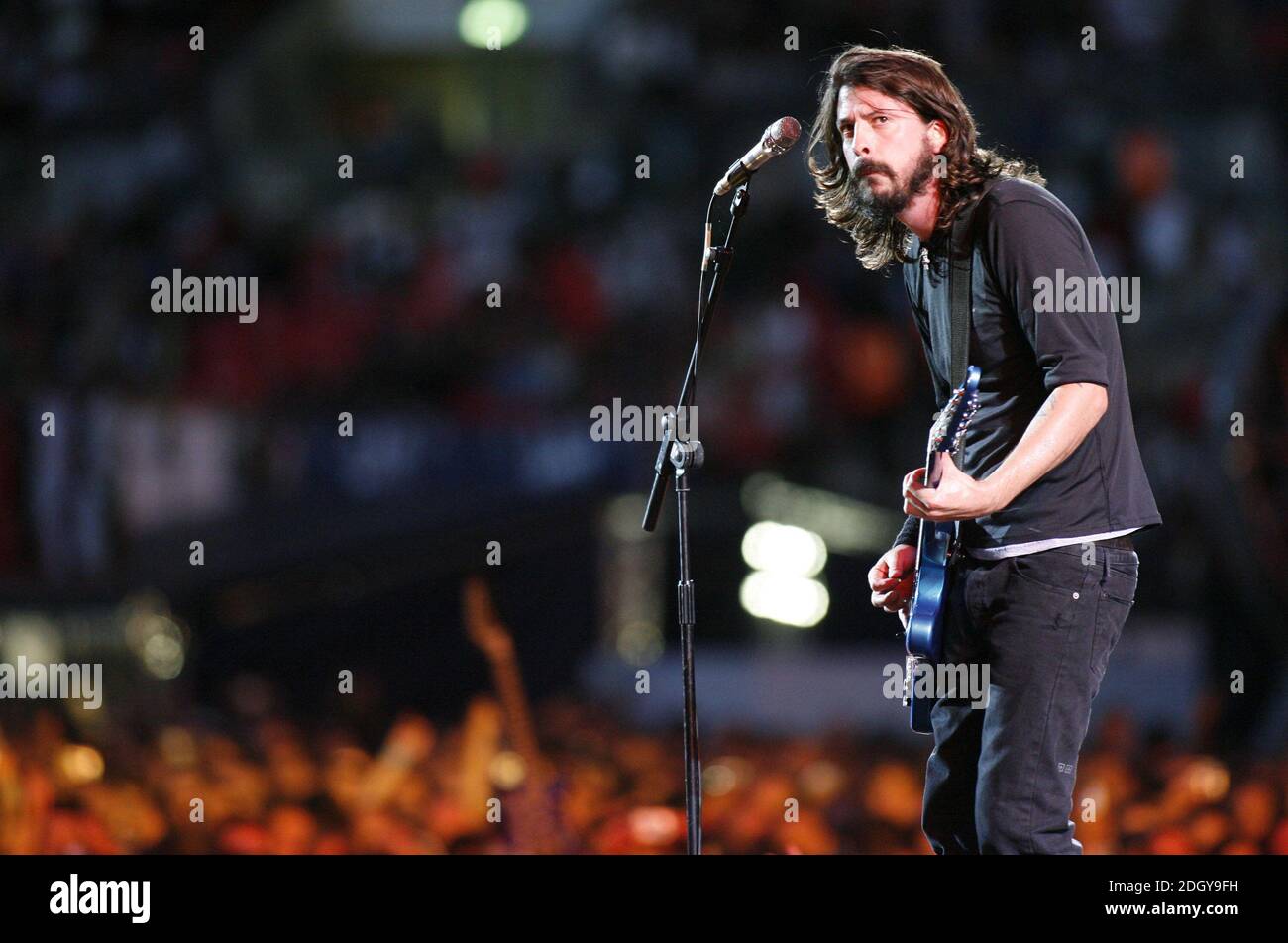 Foo Fighters live at the Live Earth London Concert, Wembley Stadium ...
