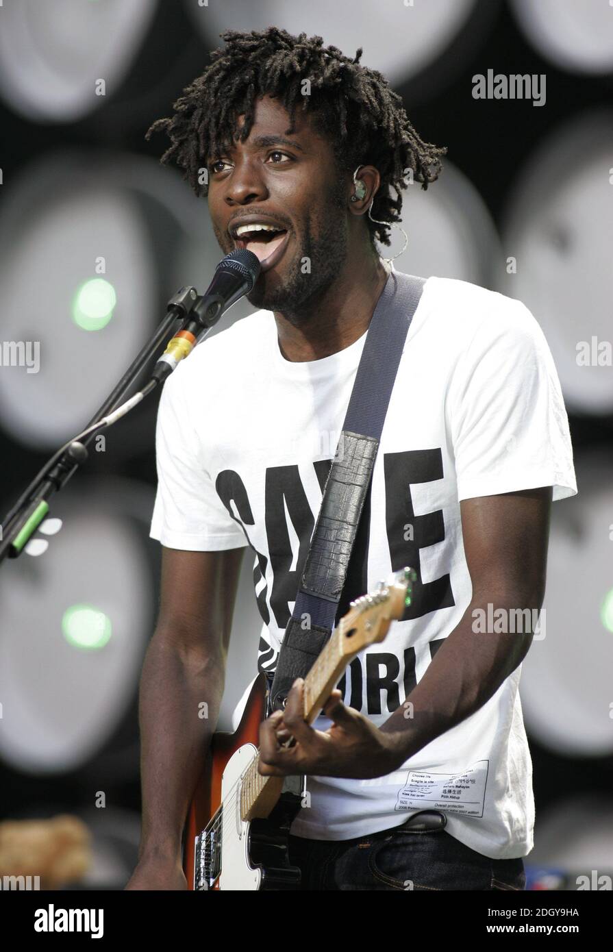 Bloc Party live at the Live Earth London Concert, Wembley Stadium ...