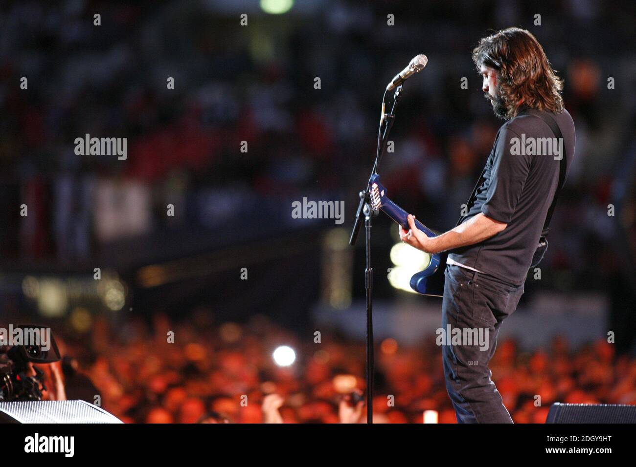 Foo Fighters live at the Live Earth London Concert, Wembley Stadium ...