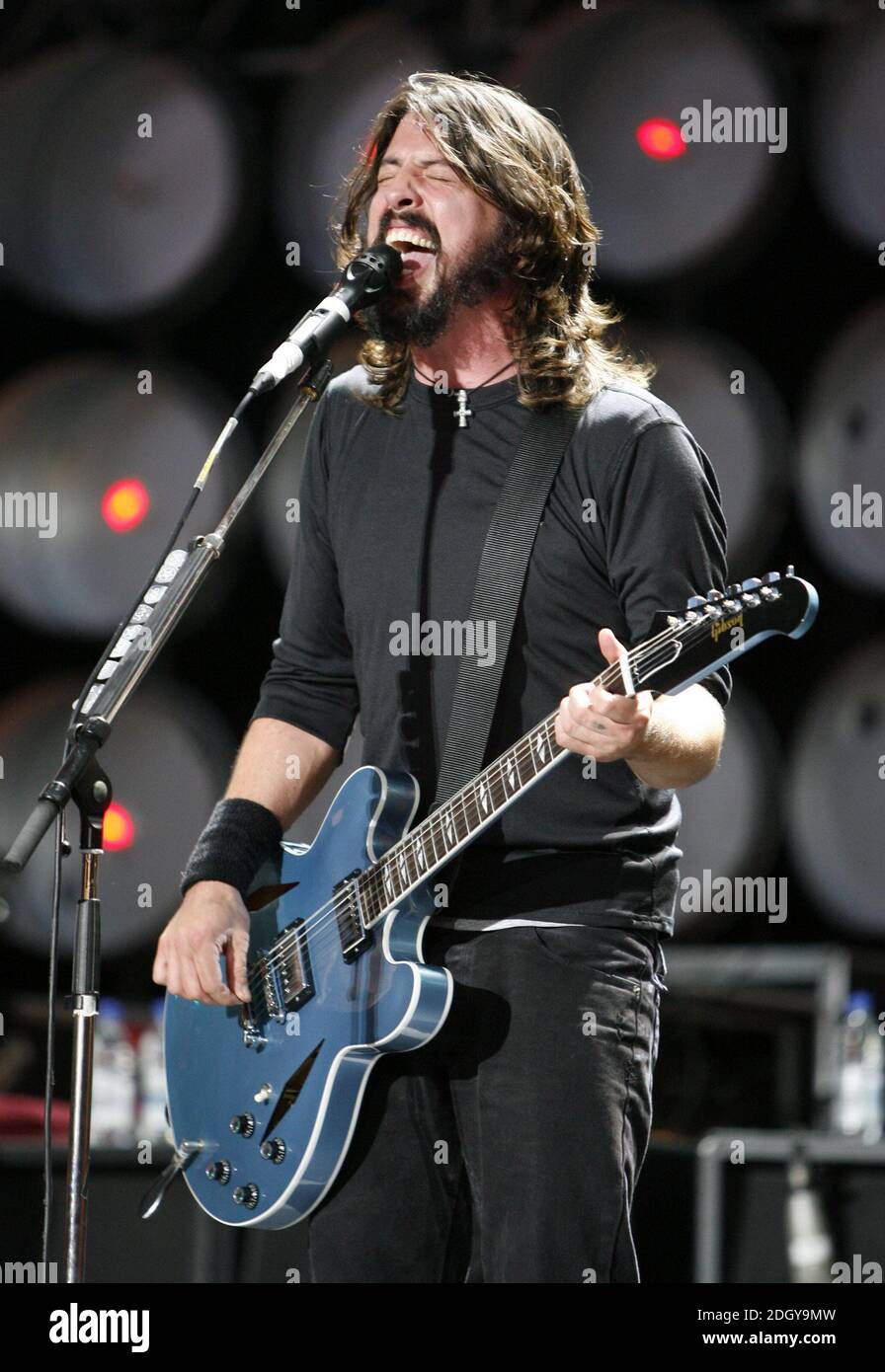 Foo Fighters live at the Live Earth London Concert, Wembley Stadium ...