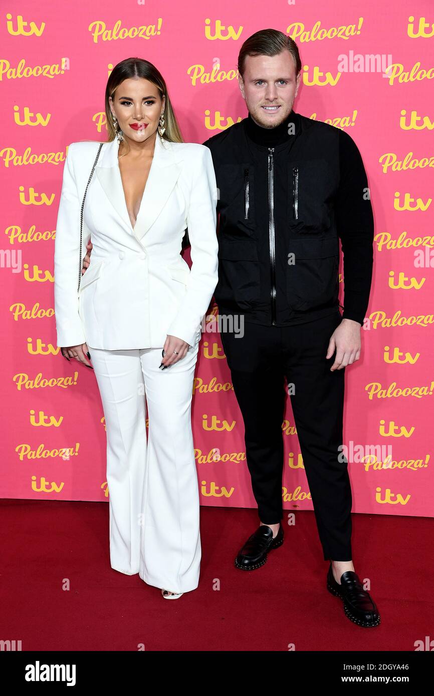 Georgia Kousoulou and Tommy Mallet attending the ITV Palooza held at ...