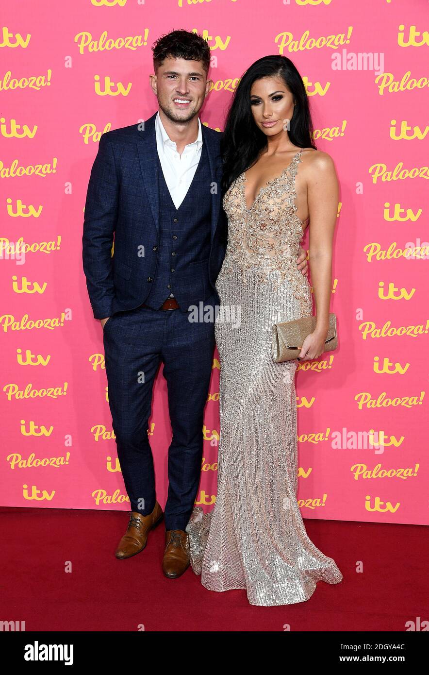 Jordan Davies and Isobel Mills attending the ITV Palooza held at the ...
