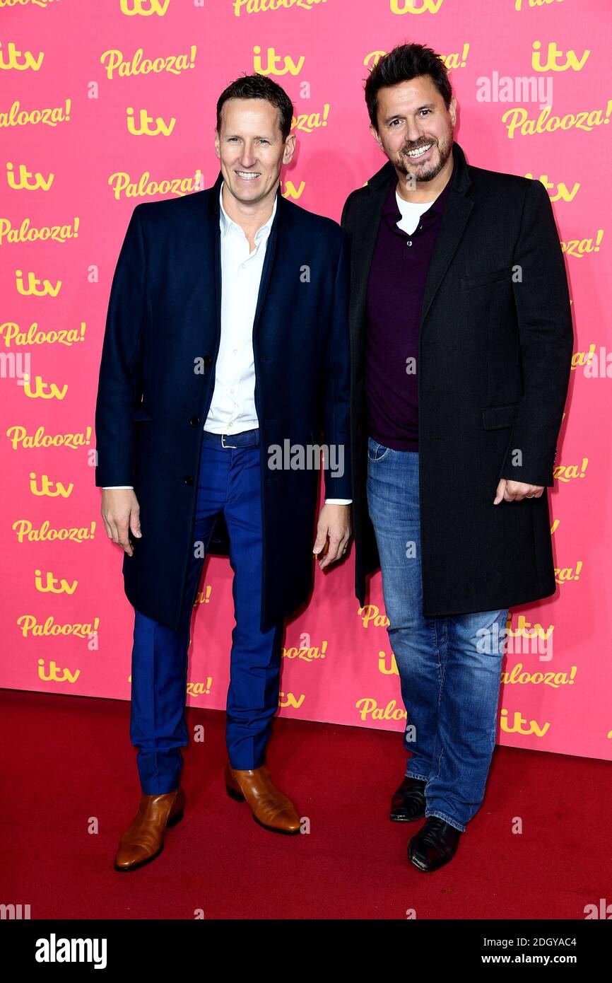 Brendan Cole and Jeremy Edwards attending the ITV Palooza held at the ...