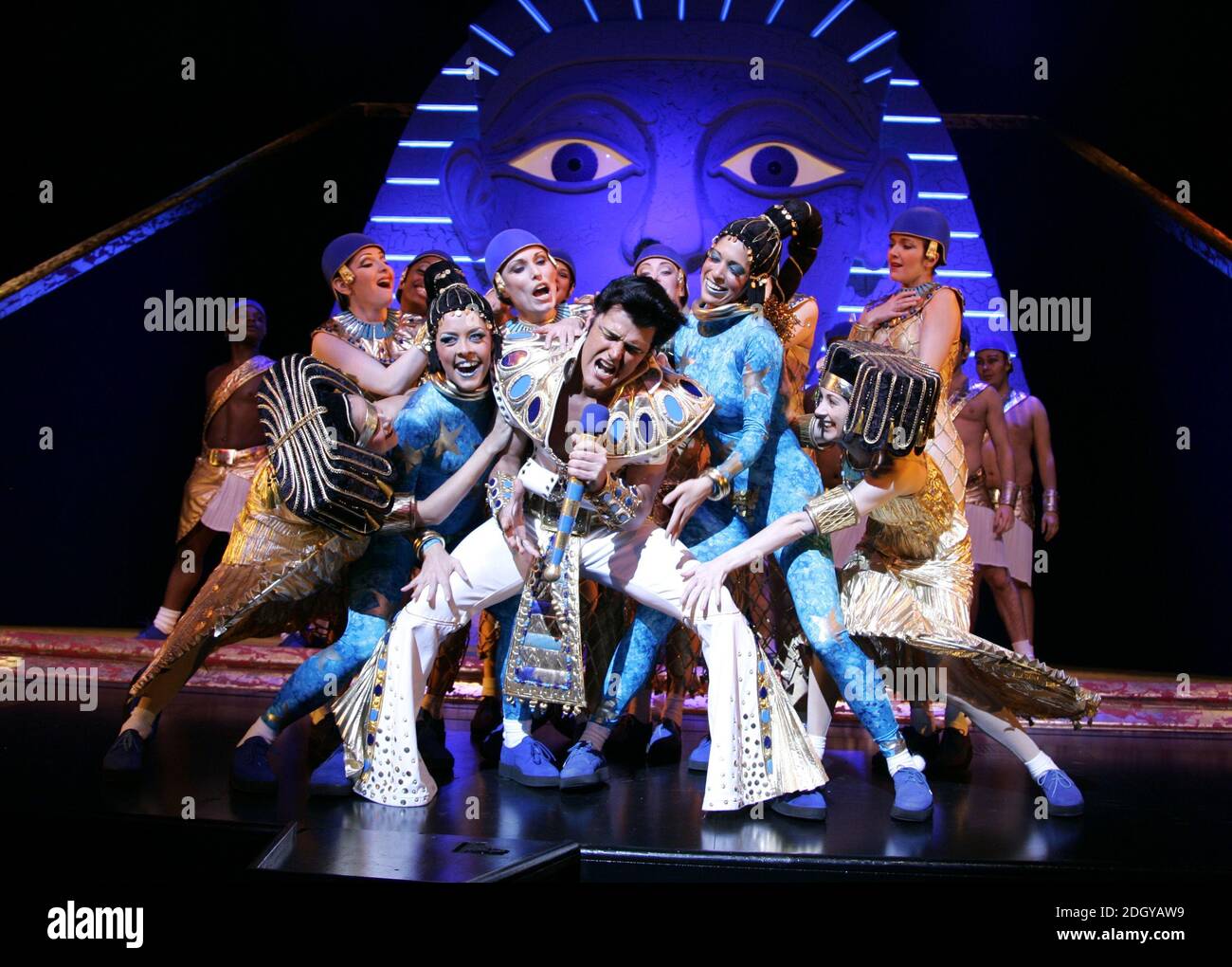 Dean Collinson (right) as the Pharaohin the new production of Joseph ...