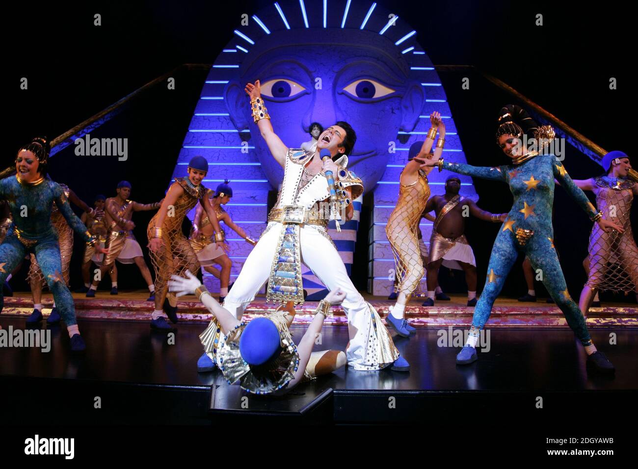 Dean Collinson (right) as the Pharaohin the new production of Joseph ...
