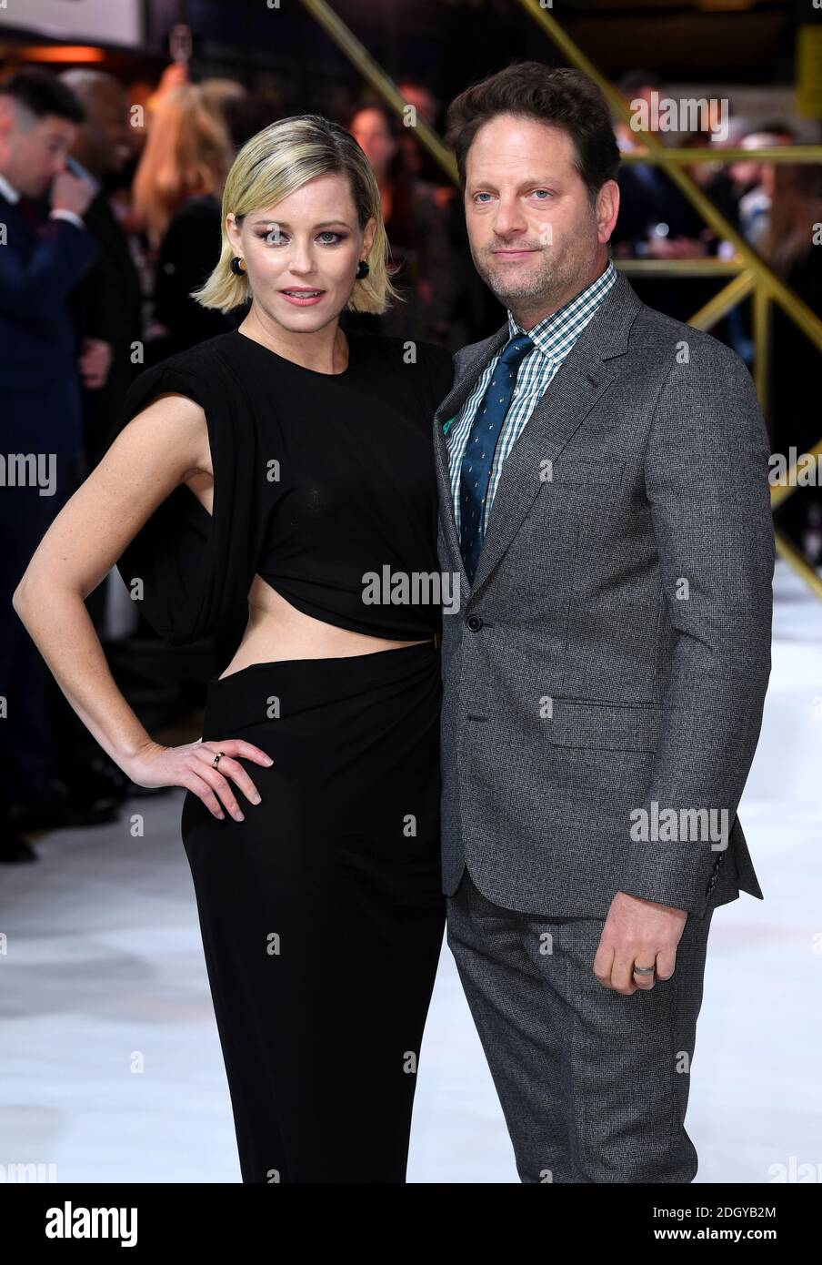 Elizabeth Banks and max Handelman attending the UK Premiere of Charlie ...