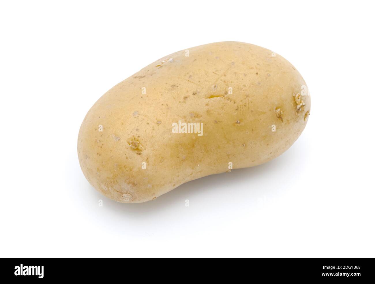 focus on new potato isolated on white background Stock Photo - Alamy