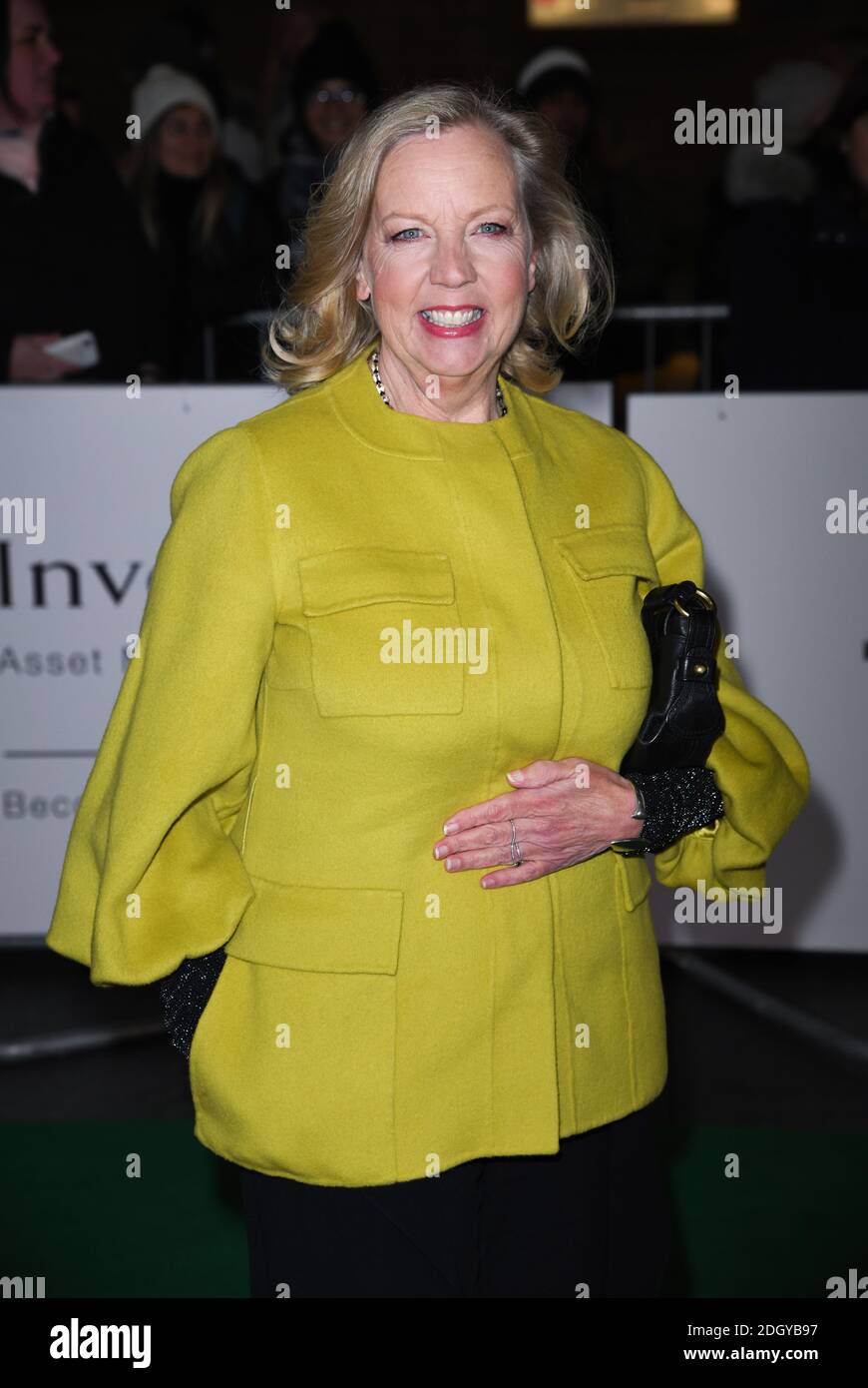 Deborah Meaden arrives at the Empire Cinema in Leicester Square, London ...