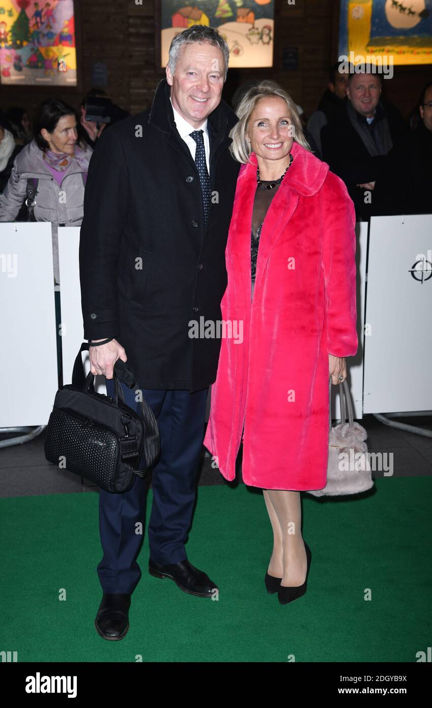 Rory Bremner and wife arrive at the Empire Cinema in Leicester Square ...