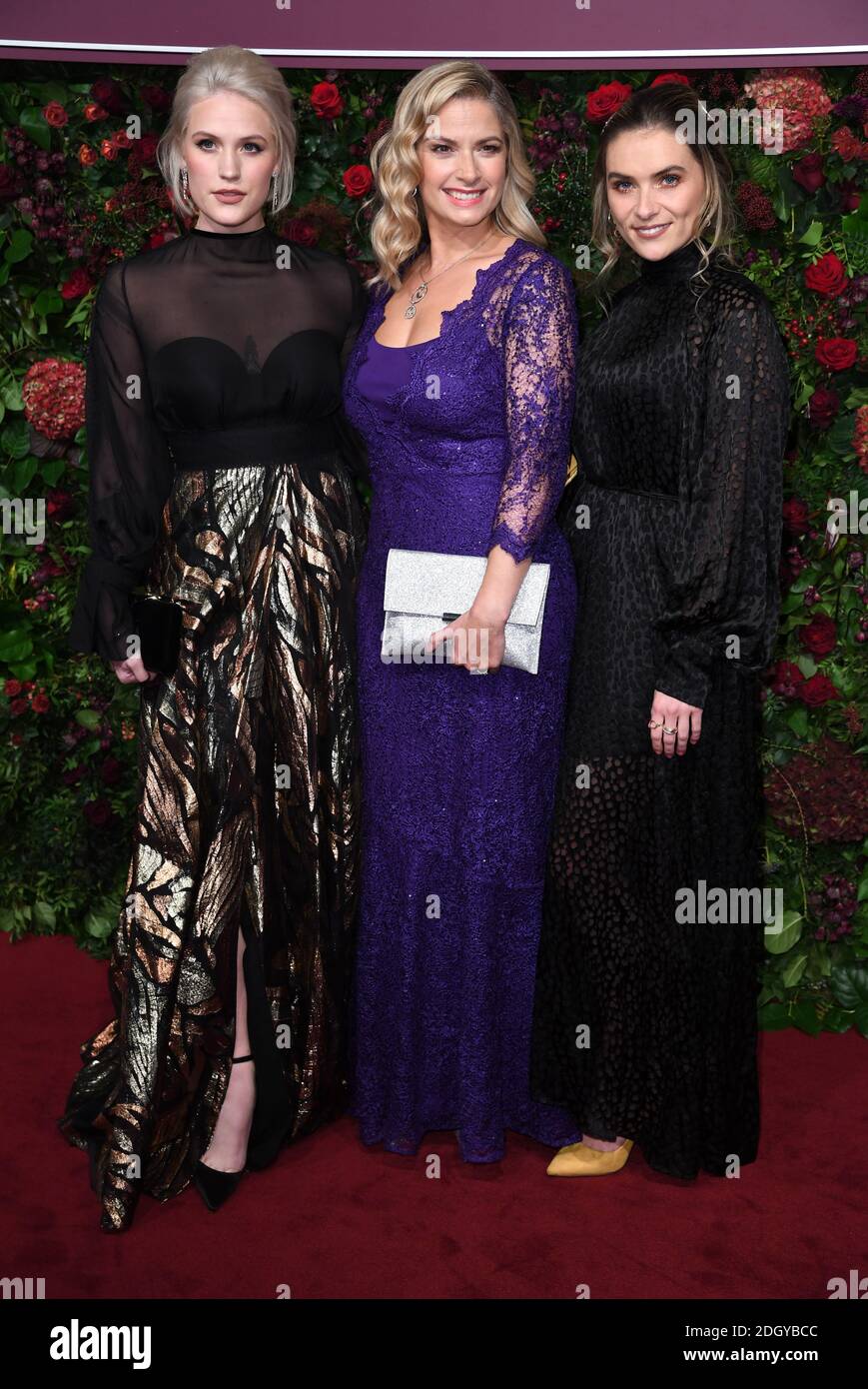 (L to R) Natalie McQueen, Caroline Sheen and Chelsea Halfpenny ...