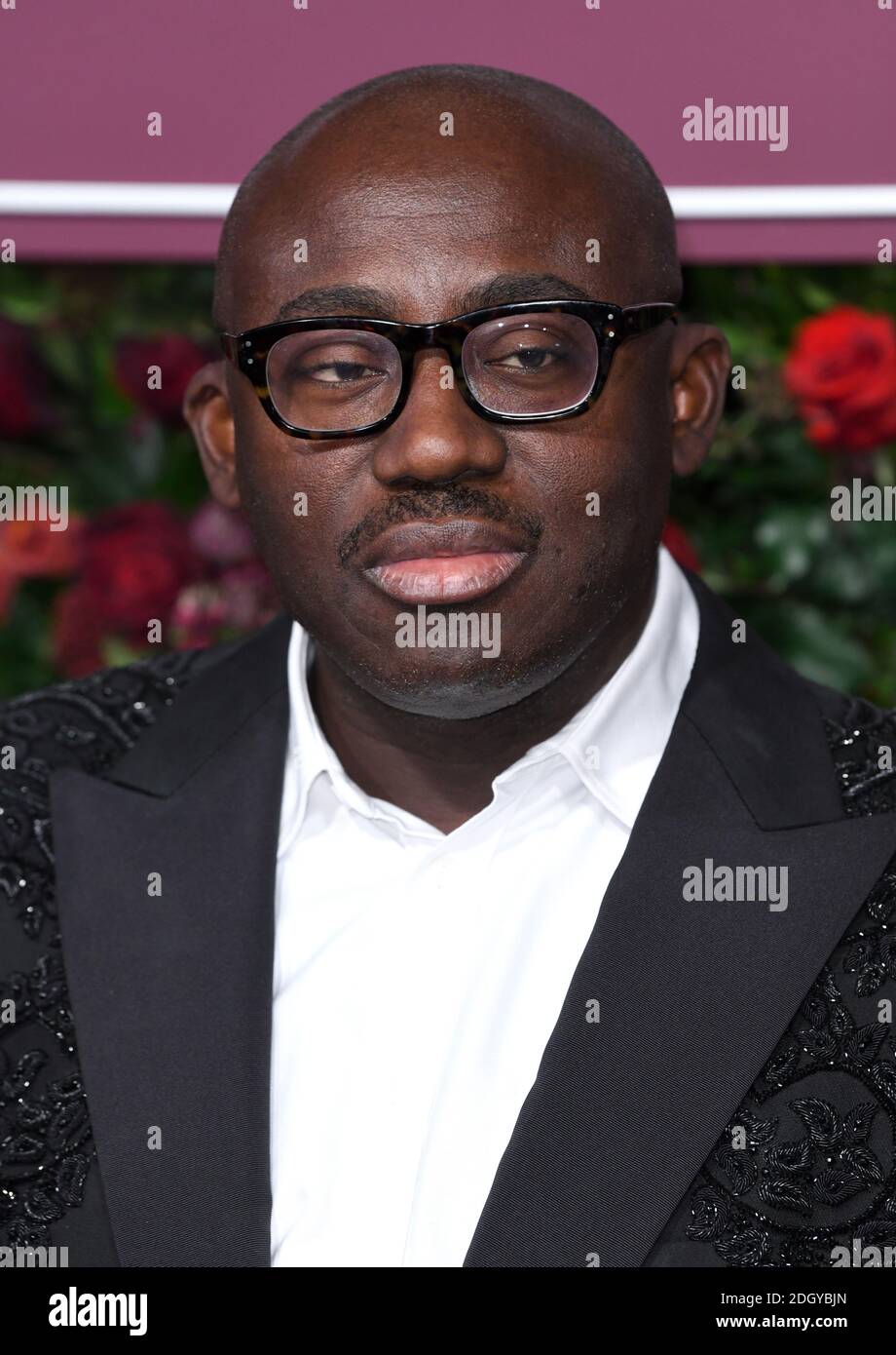 Edward Enninful attending the 65th Evening Standard Theatre Awards held ...