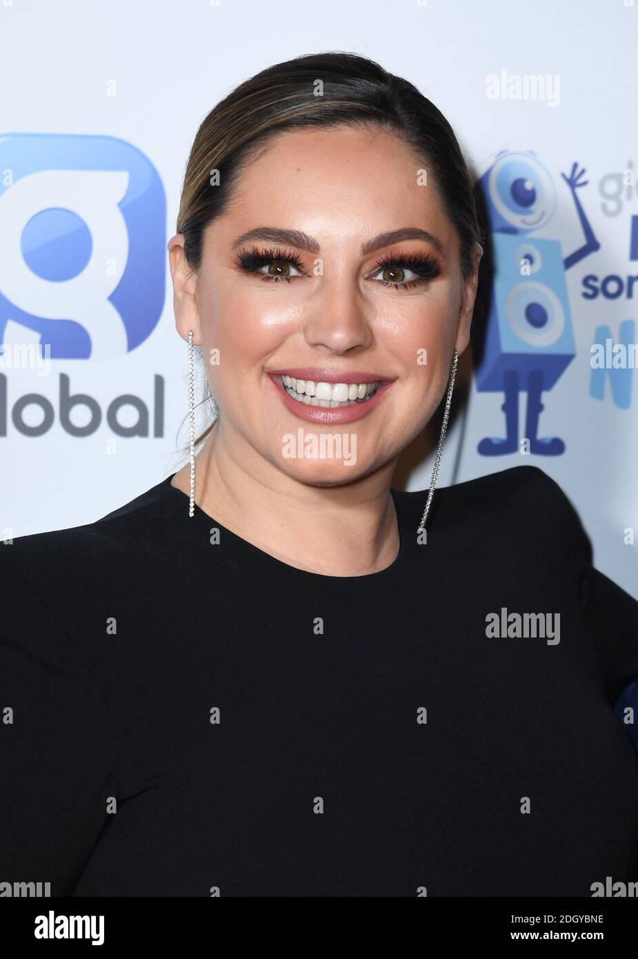 Kelly Brook arriving at Global's Make Some Noise event, Finsbury Square ...