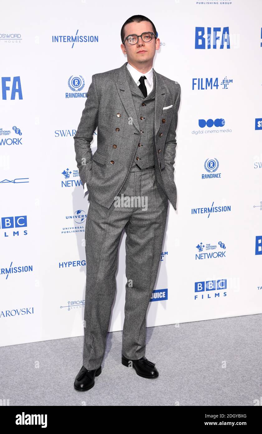 Asa Butterfield attending the 22nd British Independent Film Awards held ...