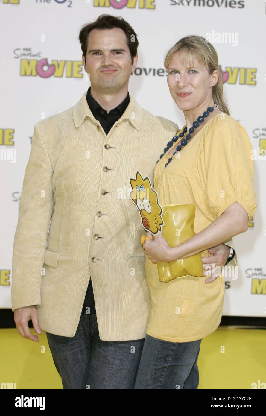 Jimmy Carr and his girlfriend Karoline Copping arrive for the UK ...