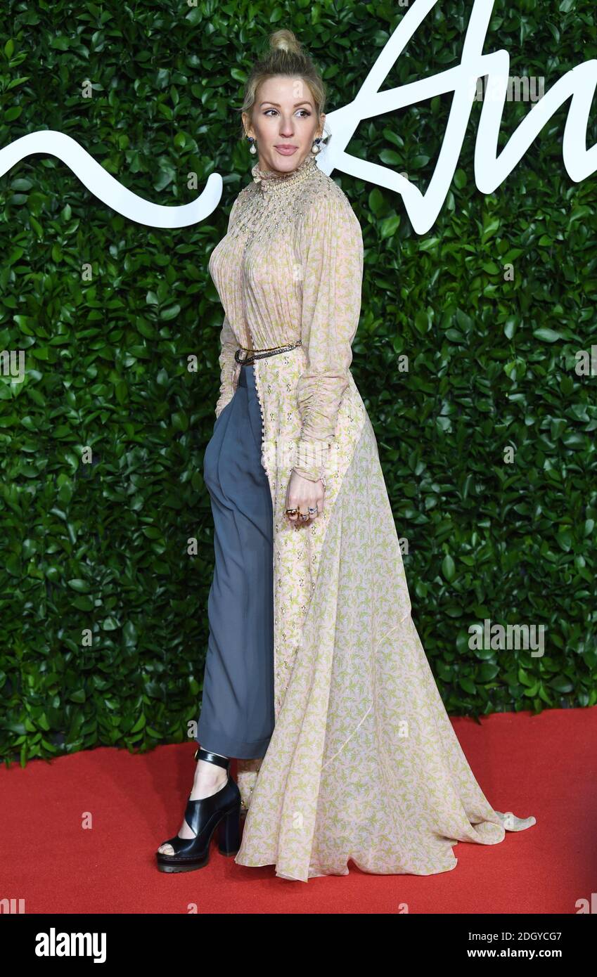 Ellie Goulding attending the Fashion Awards 2019 at the Royal Albert ...