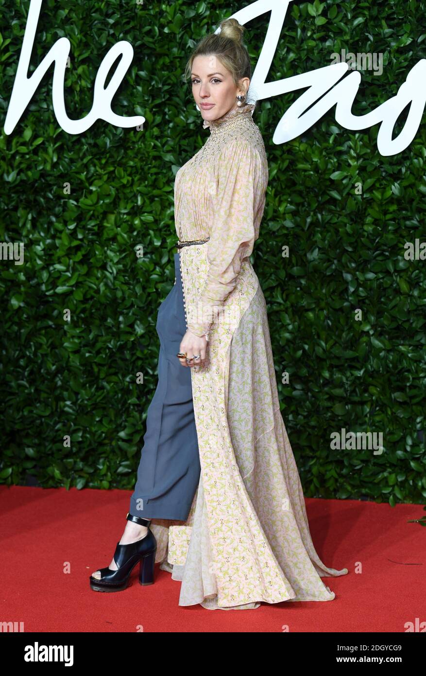 Ellie Goulding attending the Fashion Awards 2019 at the Royal Albert ...