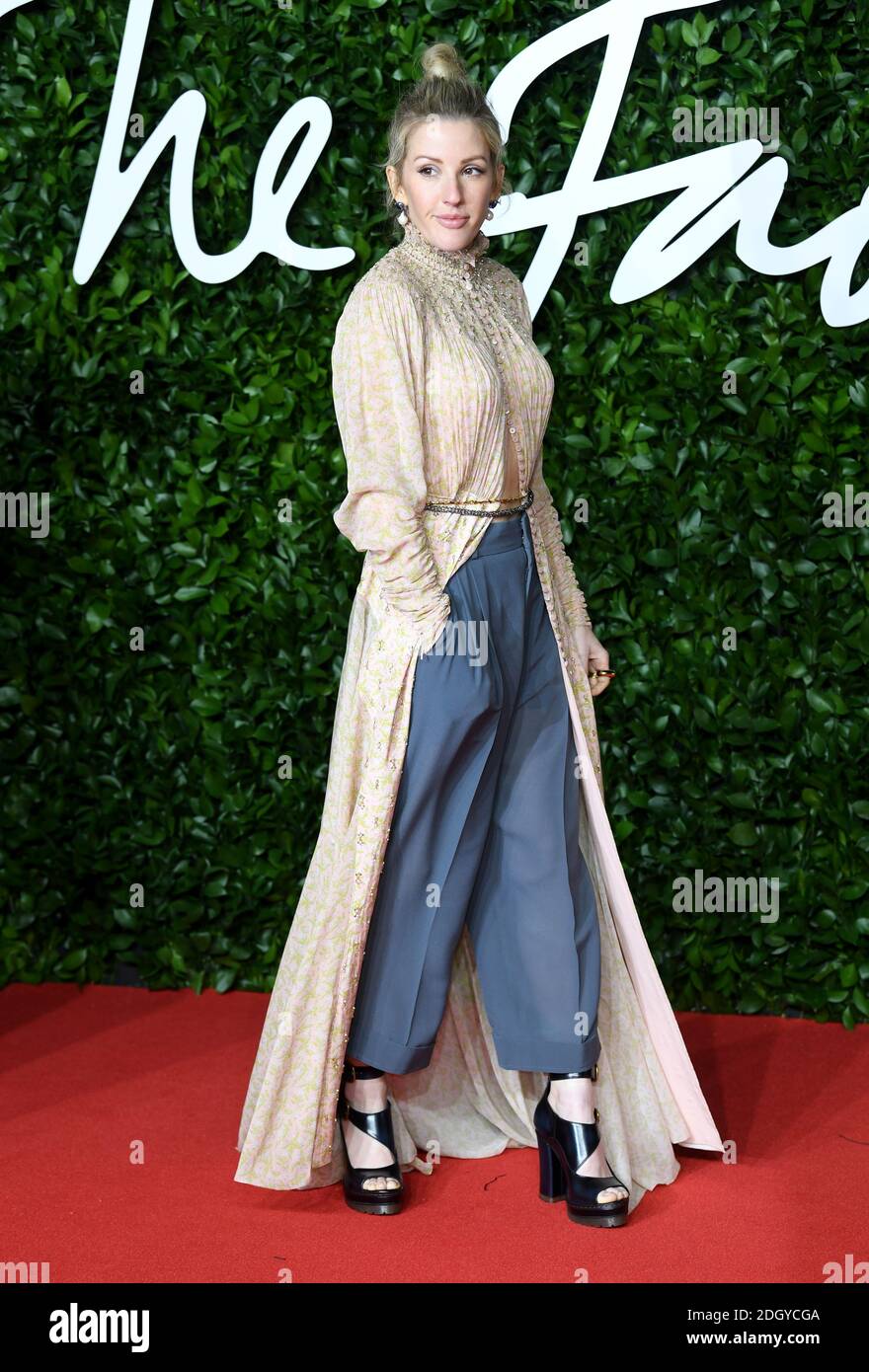Ellie Goulding attending the Fashion Awards 2019 at the Royal Albert ...