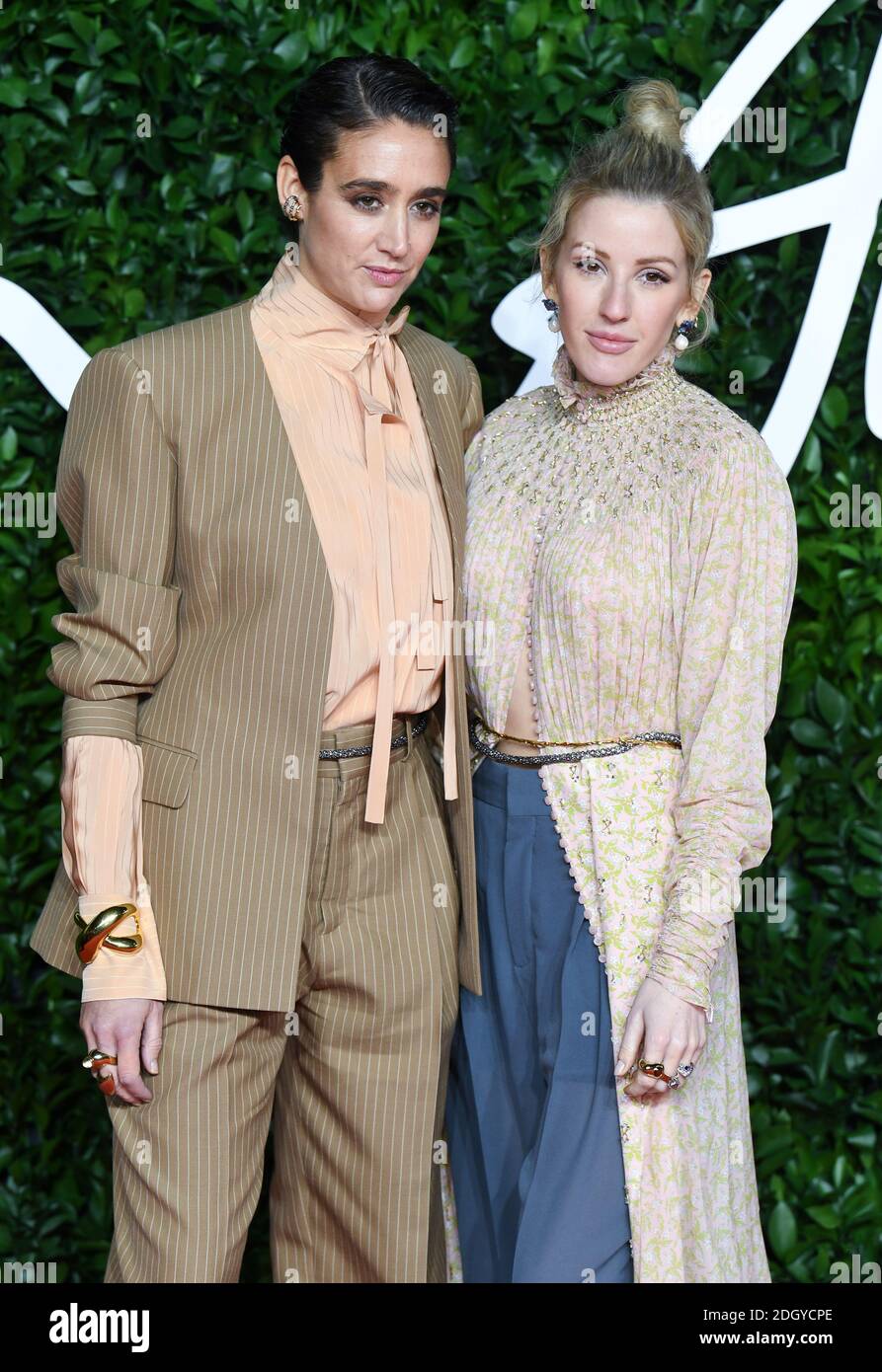 Ellie Goulding (right) attending the Fashion Awards 2019 at the Royal ...