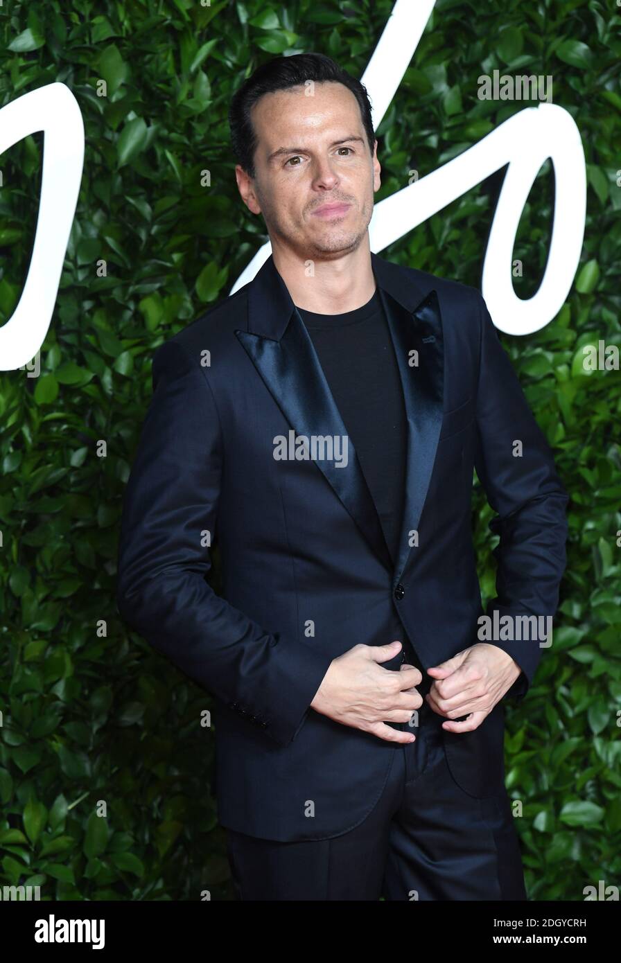 Andrew Scott attending the Fashion Awards 2019 at the Royal Albert Hall ...