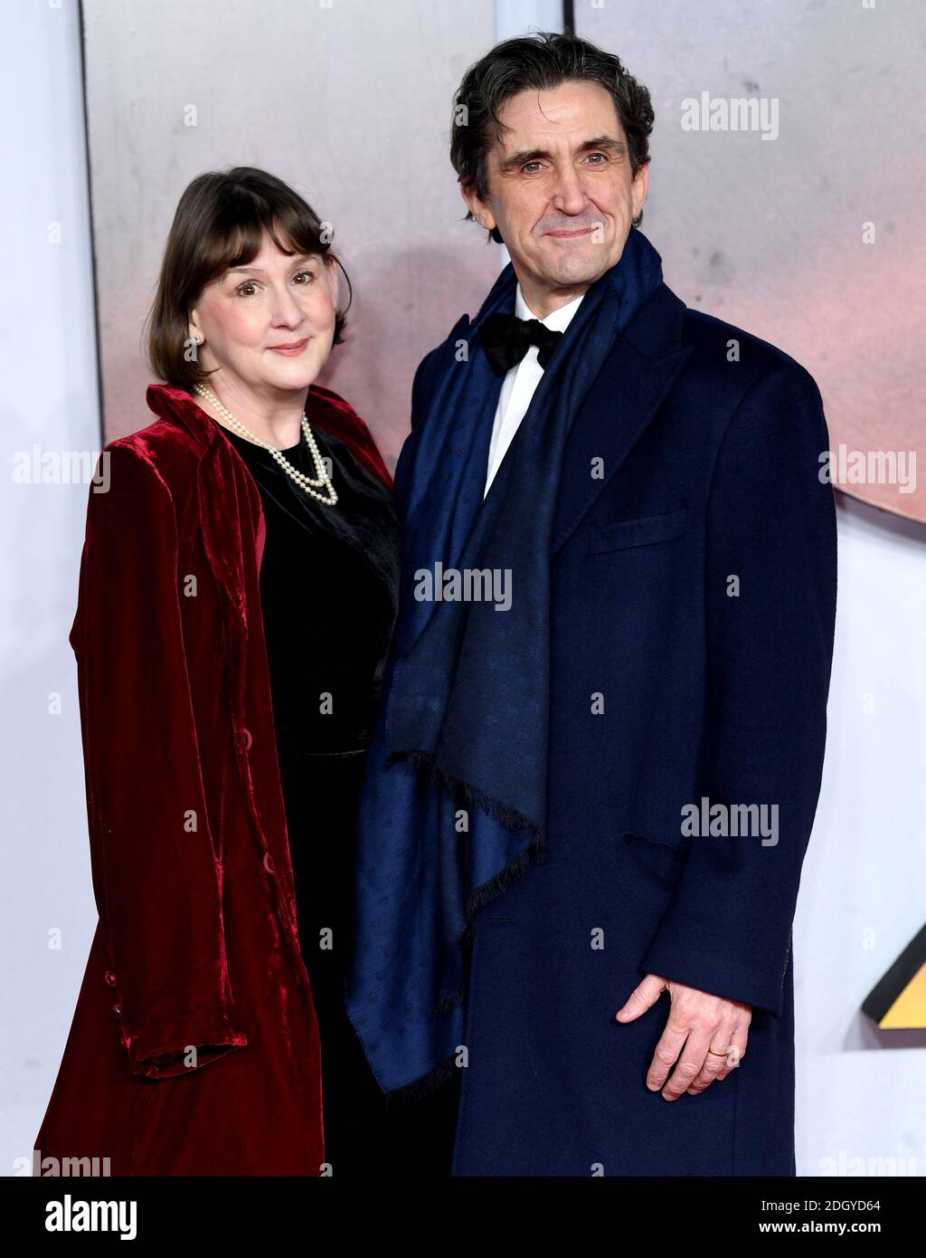 Heidi Thomas and Stephen McGann attending the World Premiere of 1917 ...