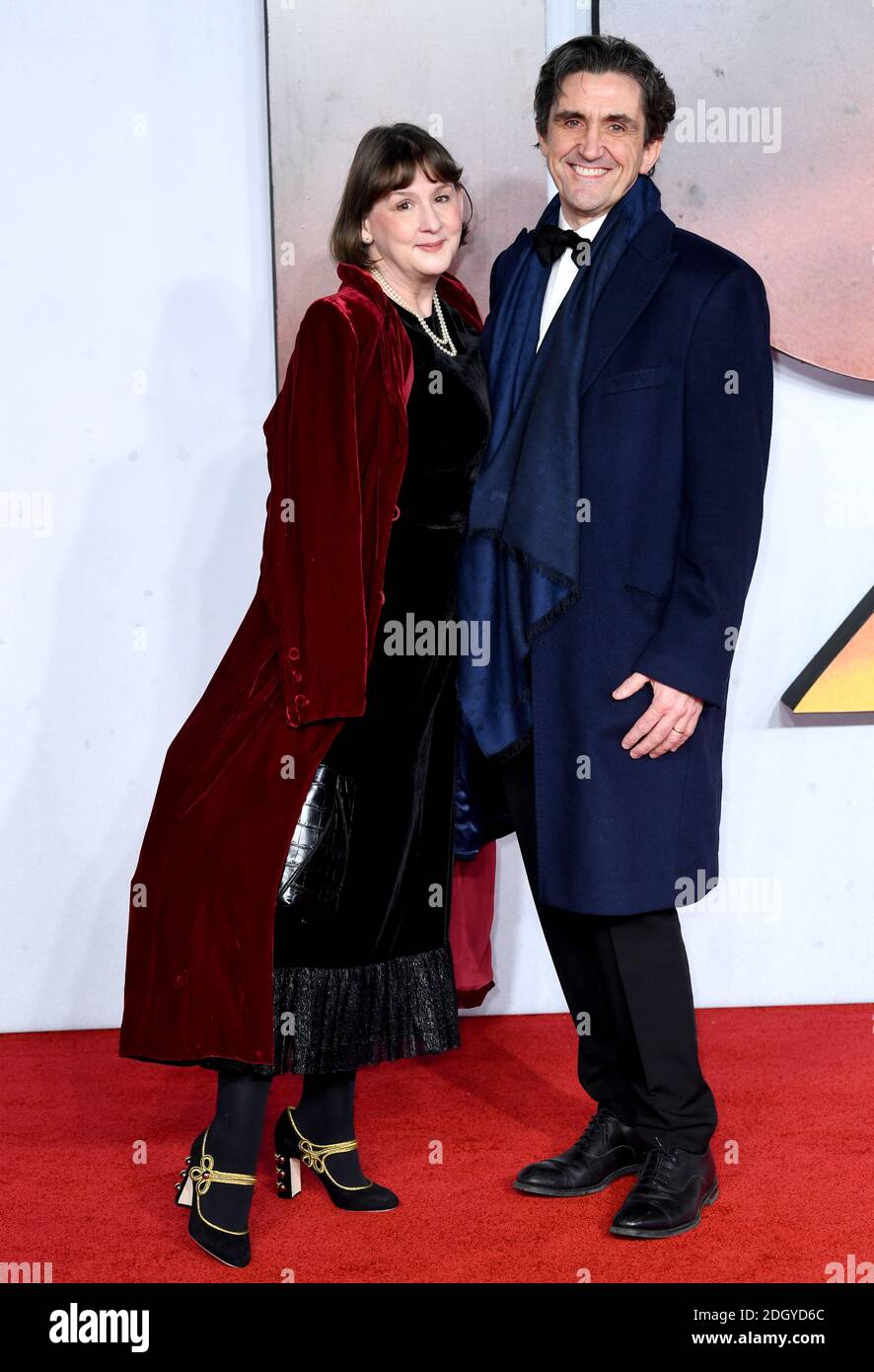 Heidi Thomas and Stephen McGann attending the World Premiere of 1917 ...