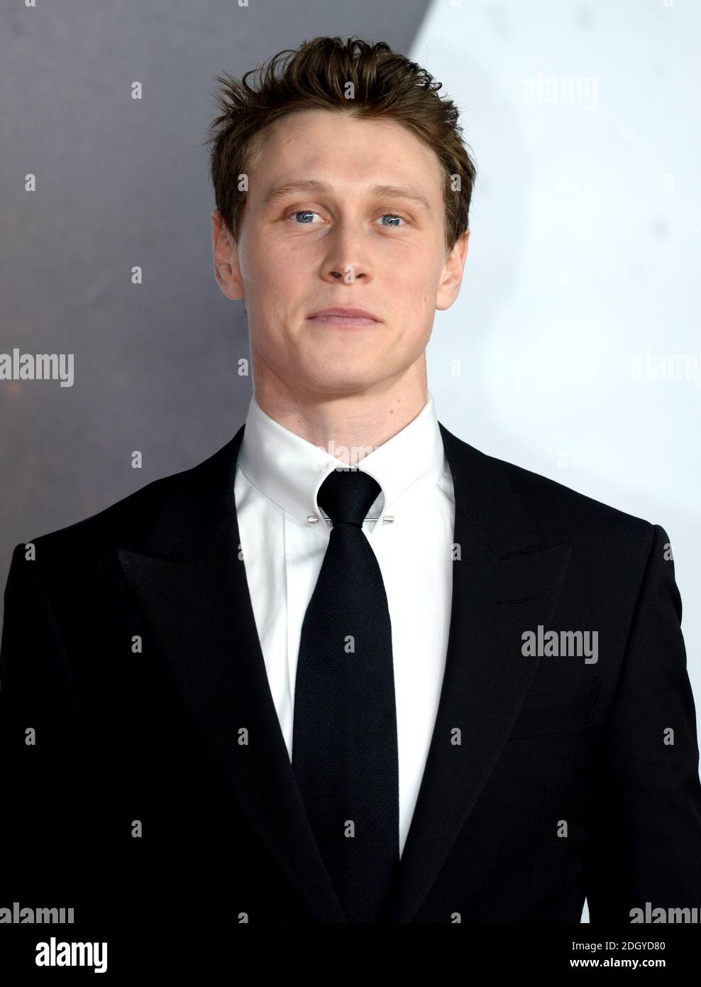 George MacKay attending the World Premiere of 1917 held in London ...