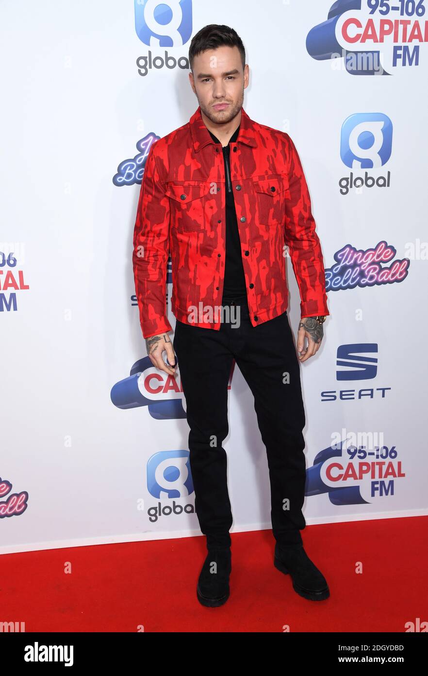 Liam Payne during the media run on day one of Capital's Jingle Bell ...