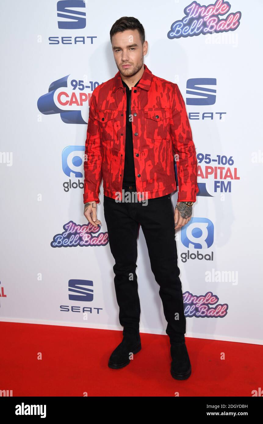 Liam Payne during the media run on day one of Capital's Jingle Bell ...