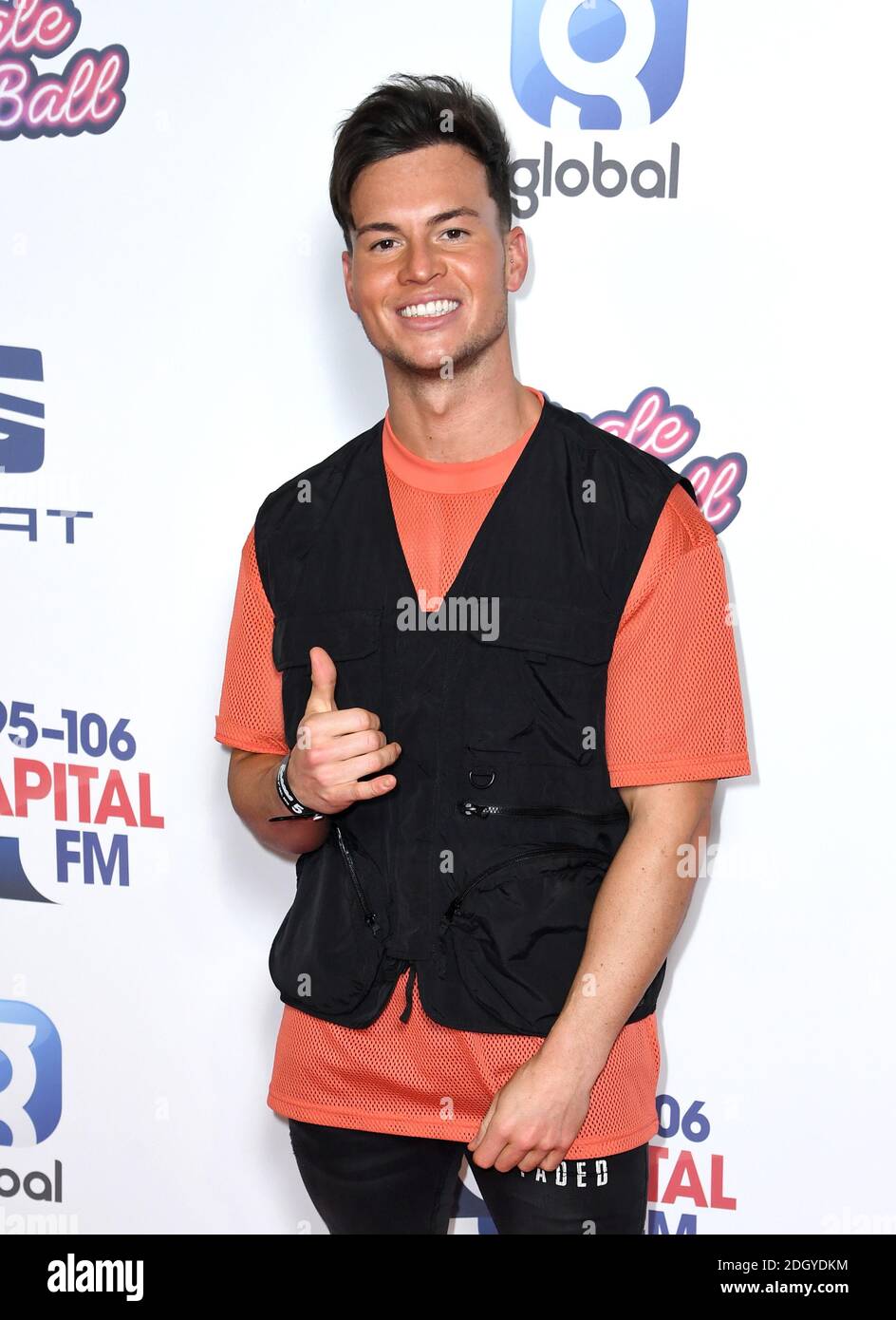 Joel Corry during the media run on day two of Capital's Jingle Bell ...