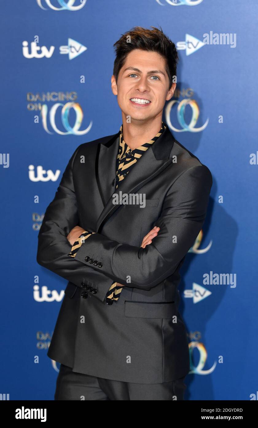 Ben Hamlin attending the Dancing on Ice 2020 launch held at Bovingdon ...