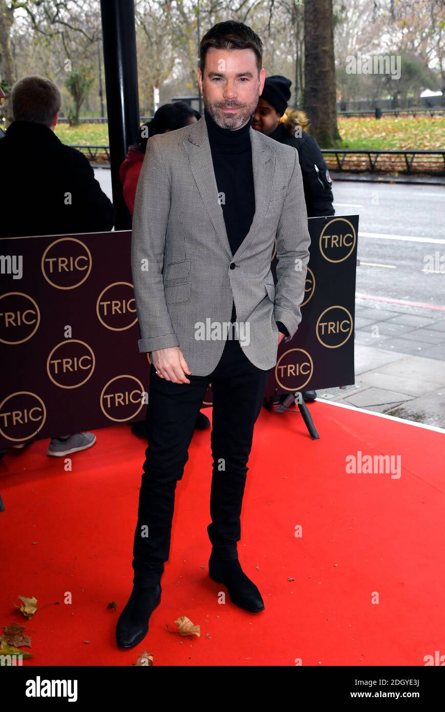 Dave Berry attending the Television and Radio Club Christmas lunch at ...