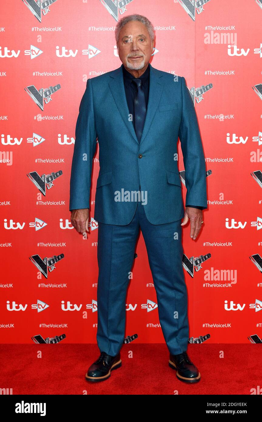 Tom Jones attending the Voice UK Series 9 launch held at The Soho Hotel ...