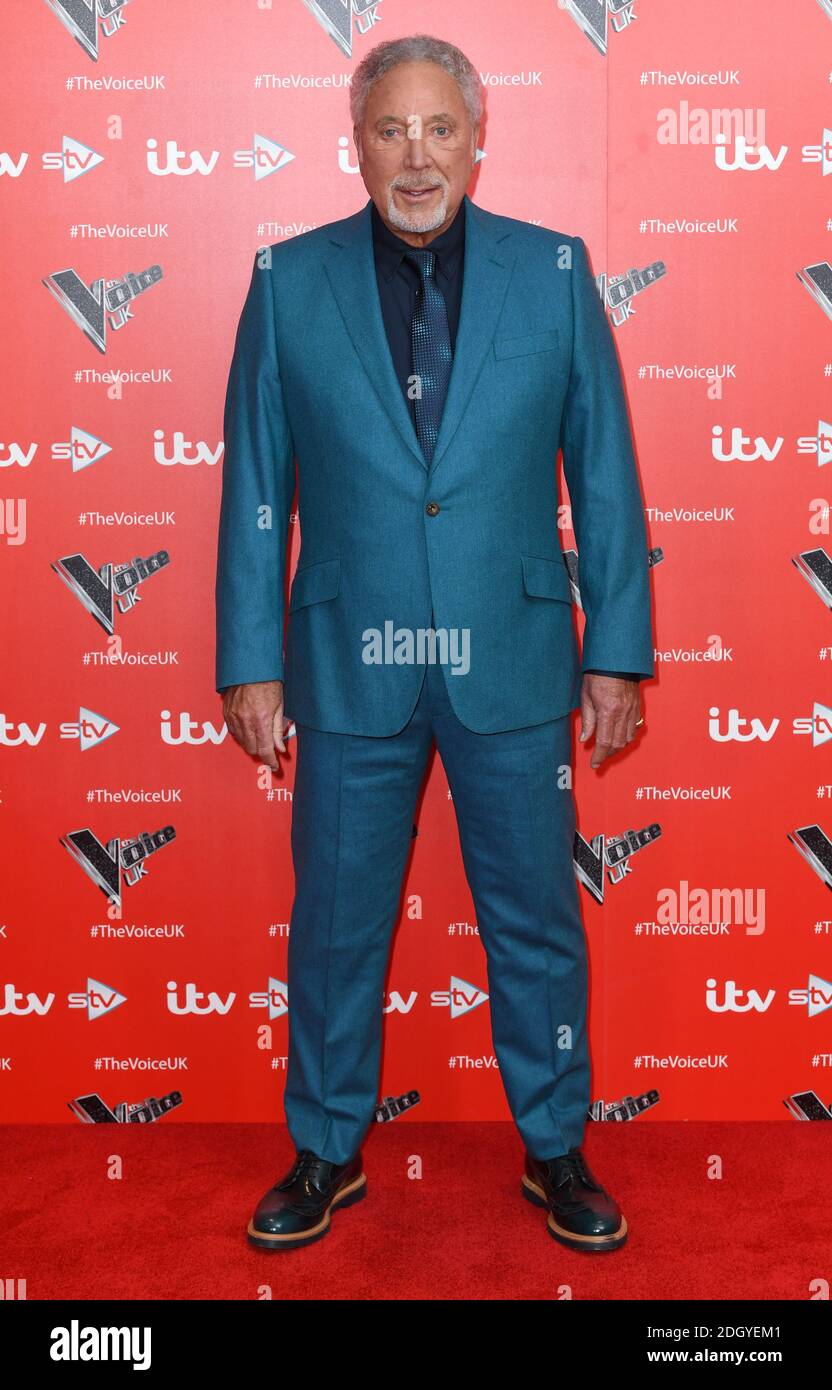 Tom Jones attending the Voice UK Series 9 launch held at The Soho Hotel ...