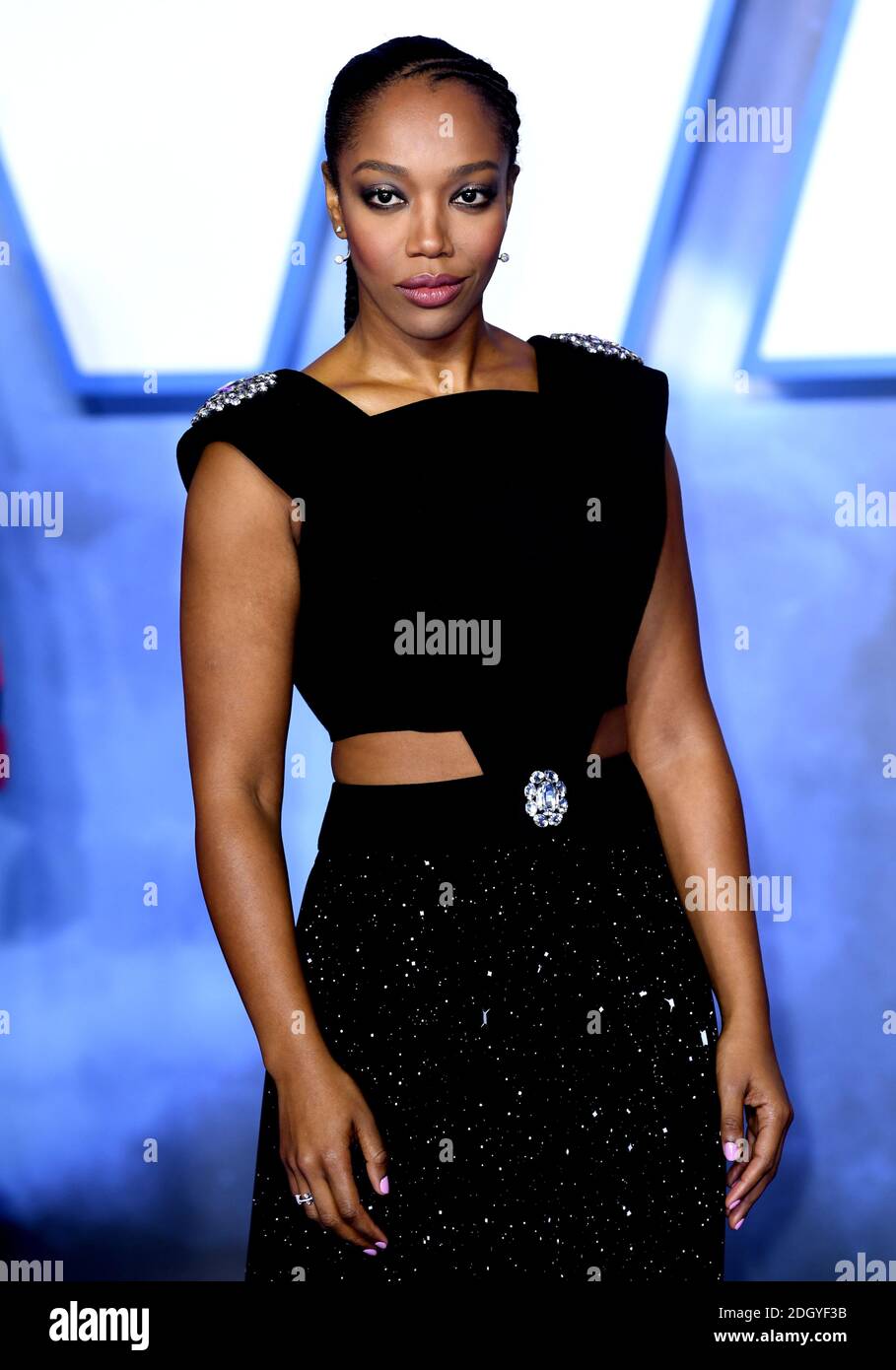Naomi Ackie attending the Premiere of Star Wars: The Rise of Skywalker ...