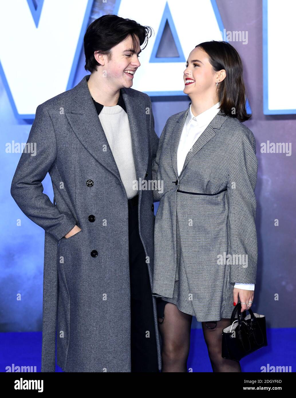 Blake Richardson and Bailee Madison attending the Premiere of Star Wars ...